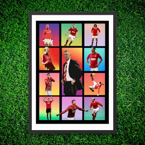 PRINTED: Manchester United Legends Poster Print Art - Etsy