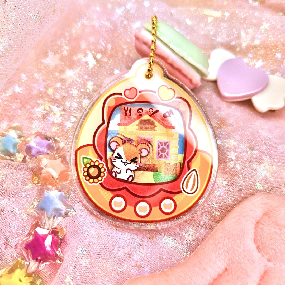 Tamagotchi - Hamtaro Shaker Keychain - Etsy