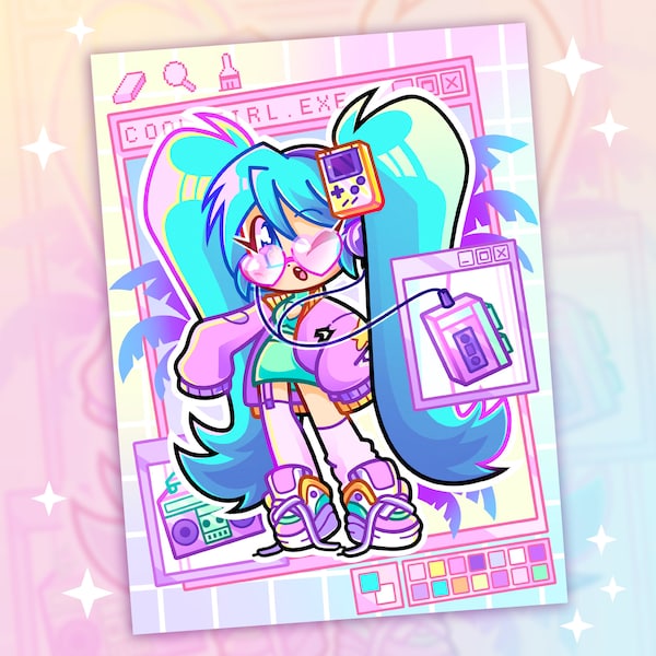 Hatsune Miku Embroidery - Etsy