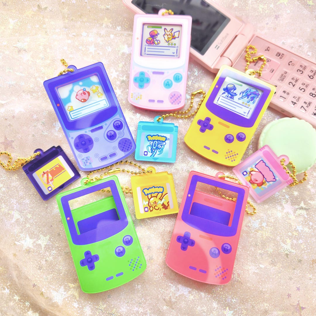 Customizable Gameboy Color Keychains - Pokémon Kirby Zelda - Etsy