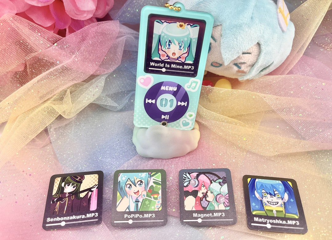 Hatsune Miku MP3 - Openable Charm - 5 Songs Pack - Etsy