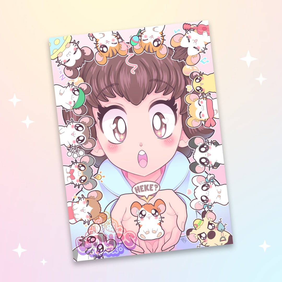 Hamtaro & Friends Print A4 Size - Etsy