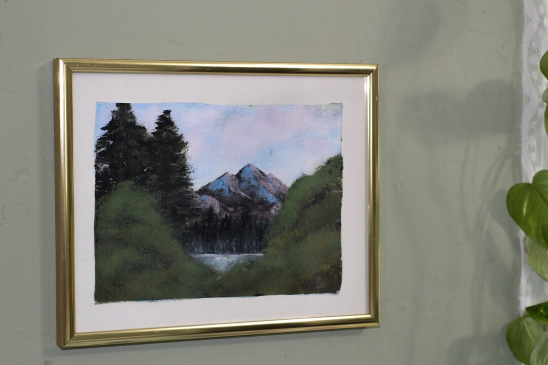 Snowy Mountains Painting DIGITAL DOWNLOAD - Etsy