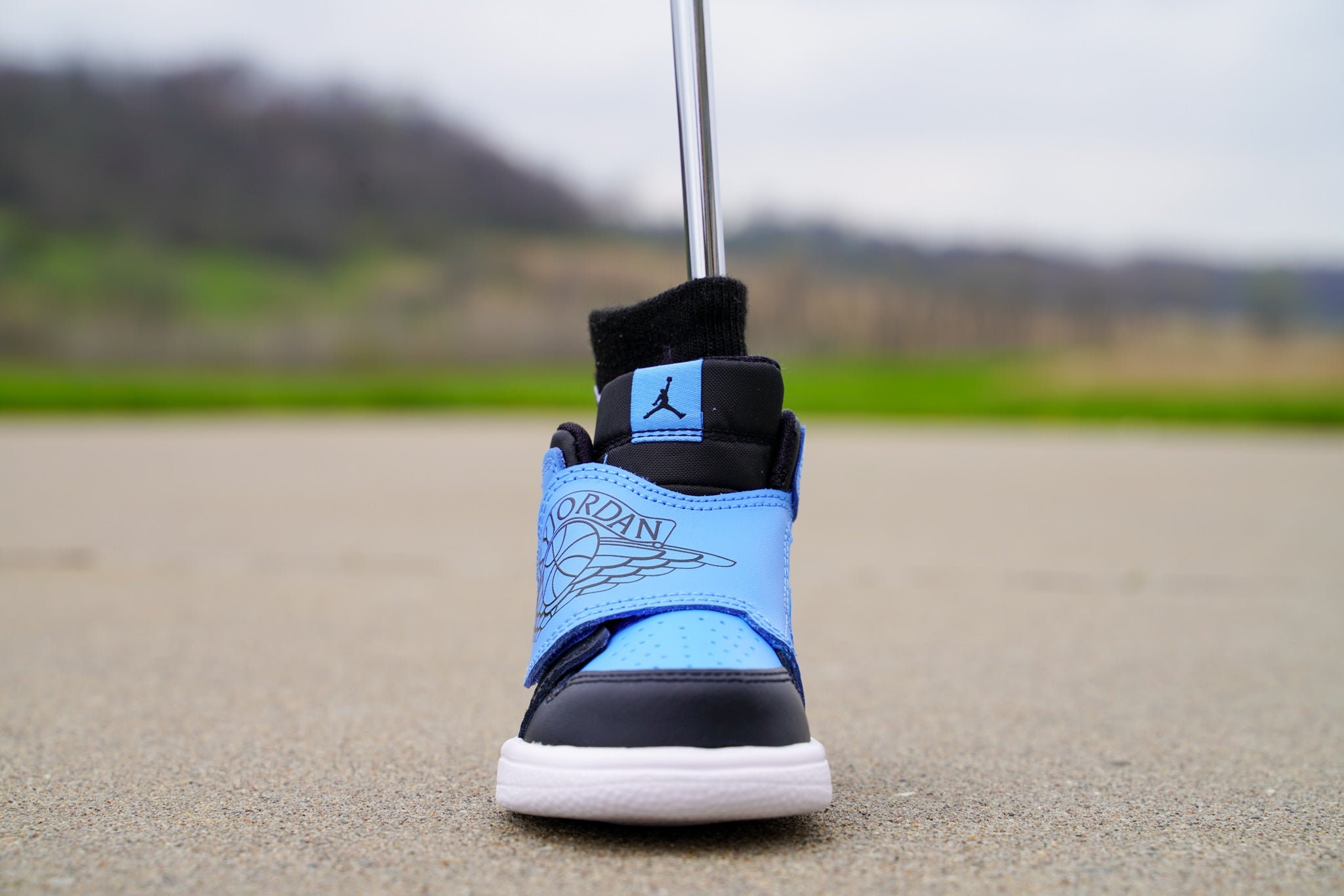 Jordan Sky Jordan 1 [UNIVERSITY BLUE] Standing Sneaker Putter Cover - Etsy