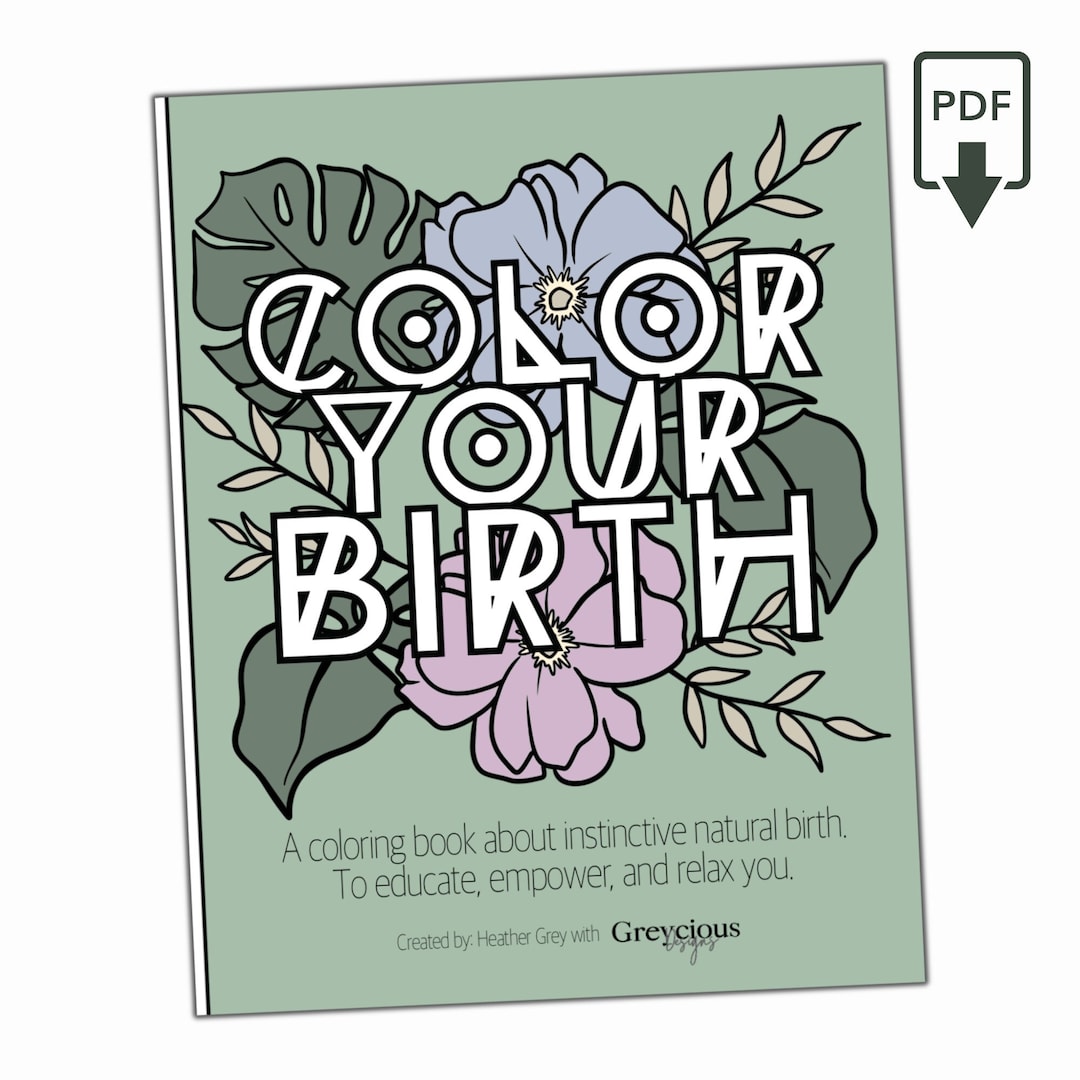 Color Your Birth | Color Your Own Birth Affirmations - From A to Z ...