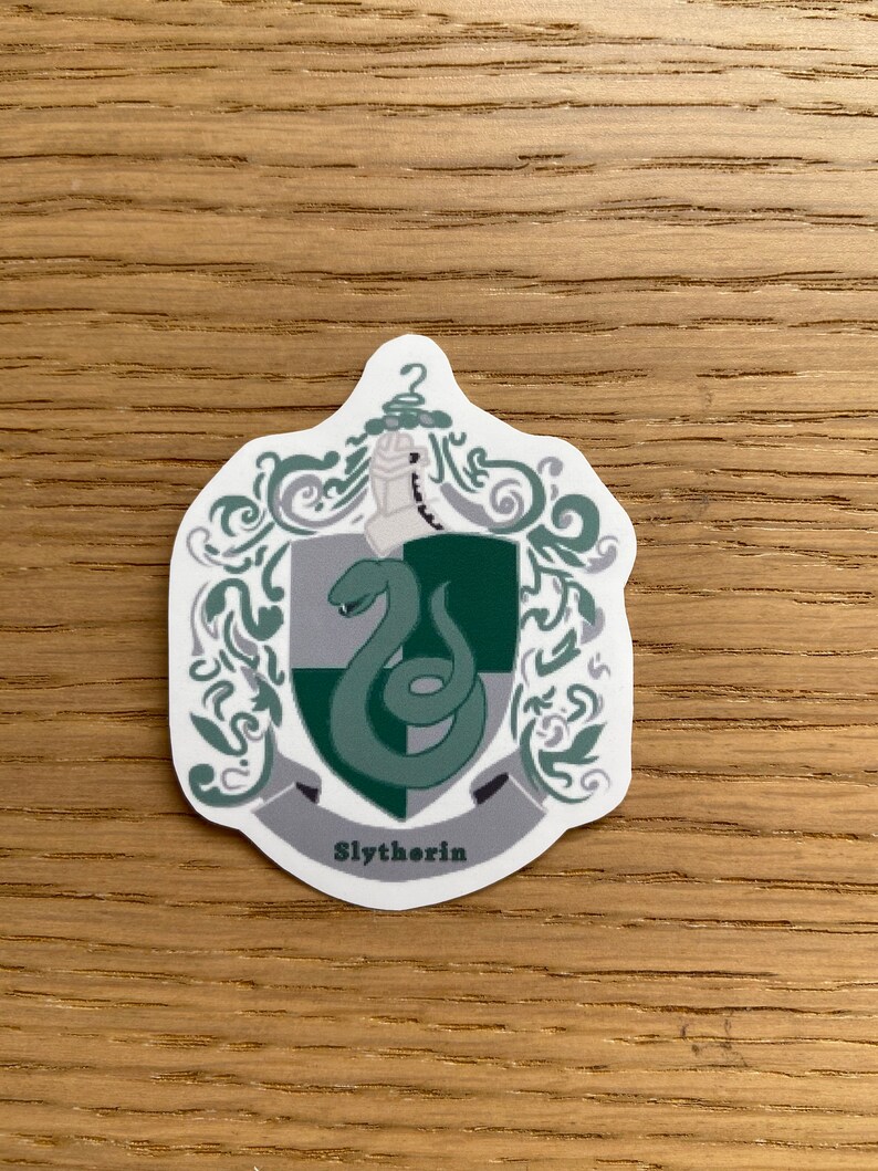 Hogwarts House Emblems Vinyl Stickers - Etsy