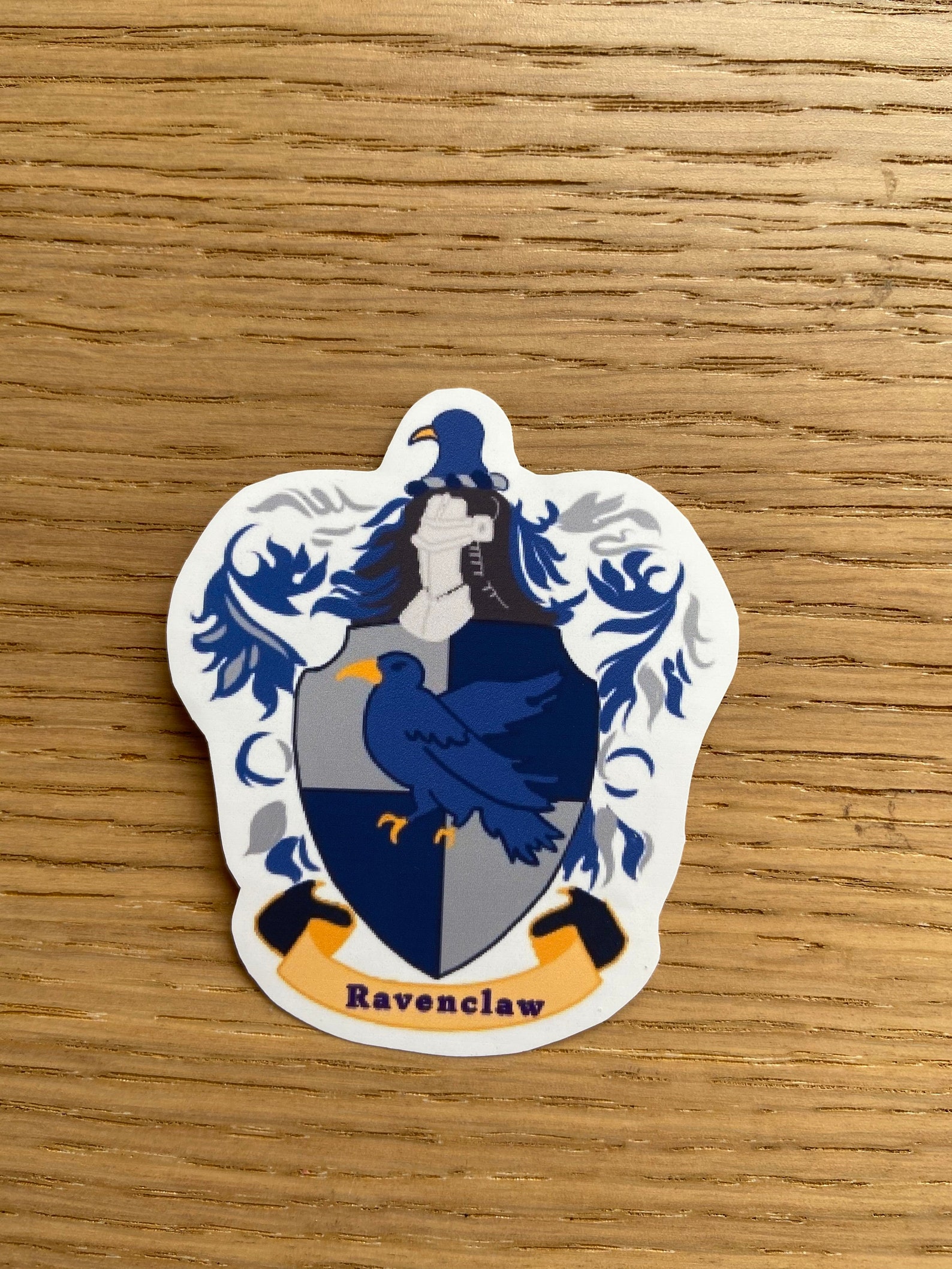 Hogwarts House Emblems Vinyl Stickers - Etsy