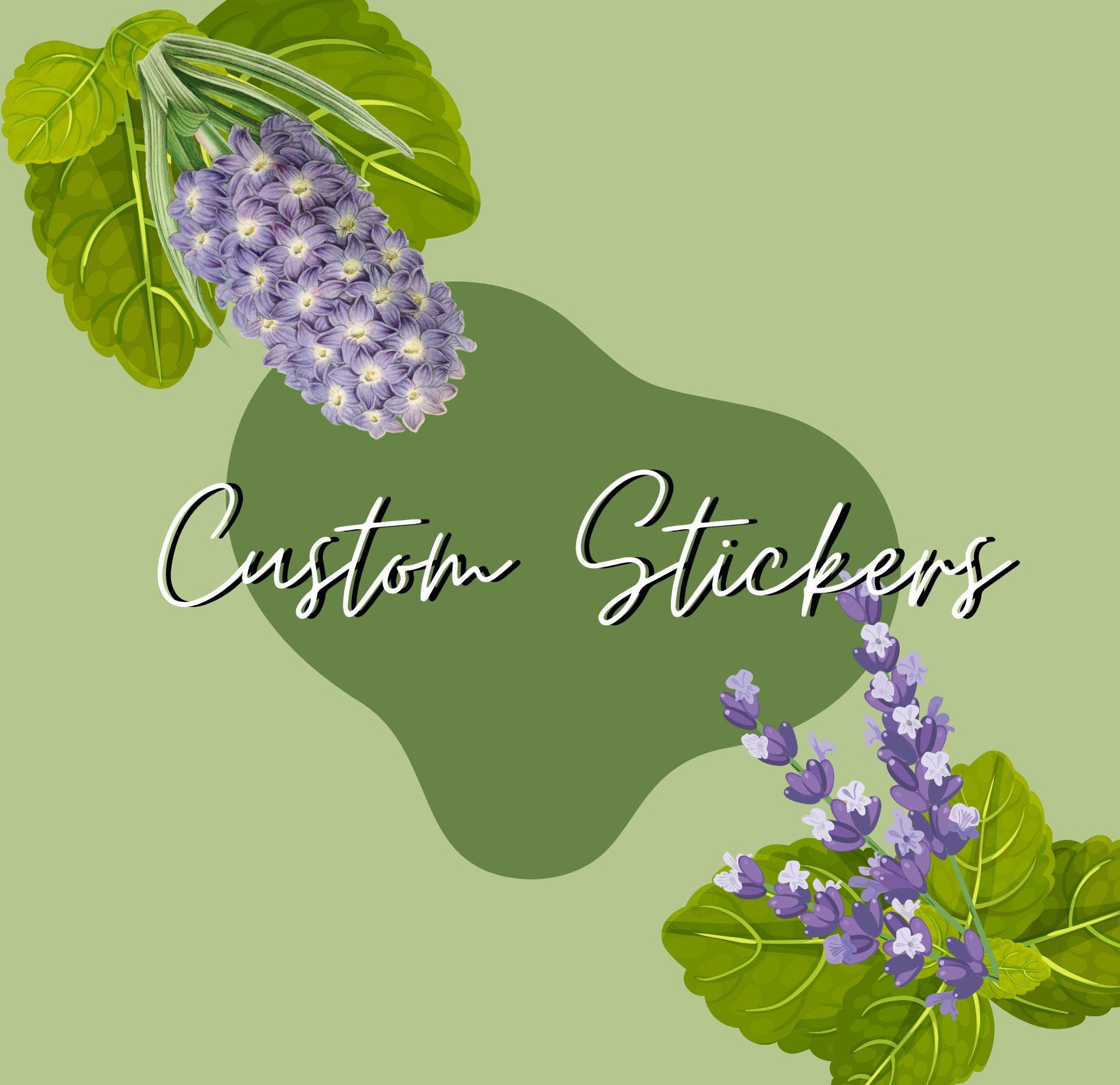 Custom Stickers - Set of 5 - Etsy