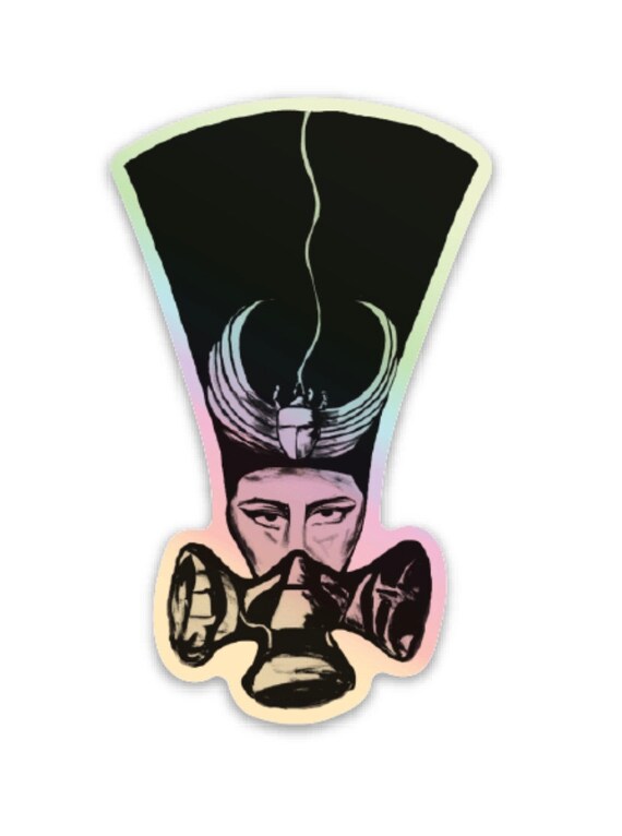 Holographic MARTIAN Sticker | Etsy