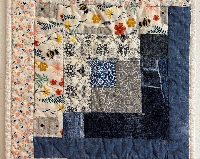 Log Cabin Mug Rugs Pattern - Etsy Canada