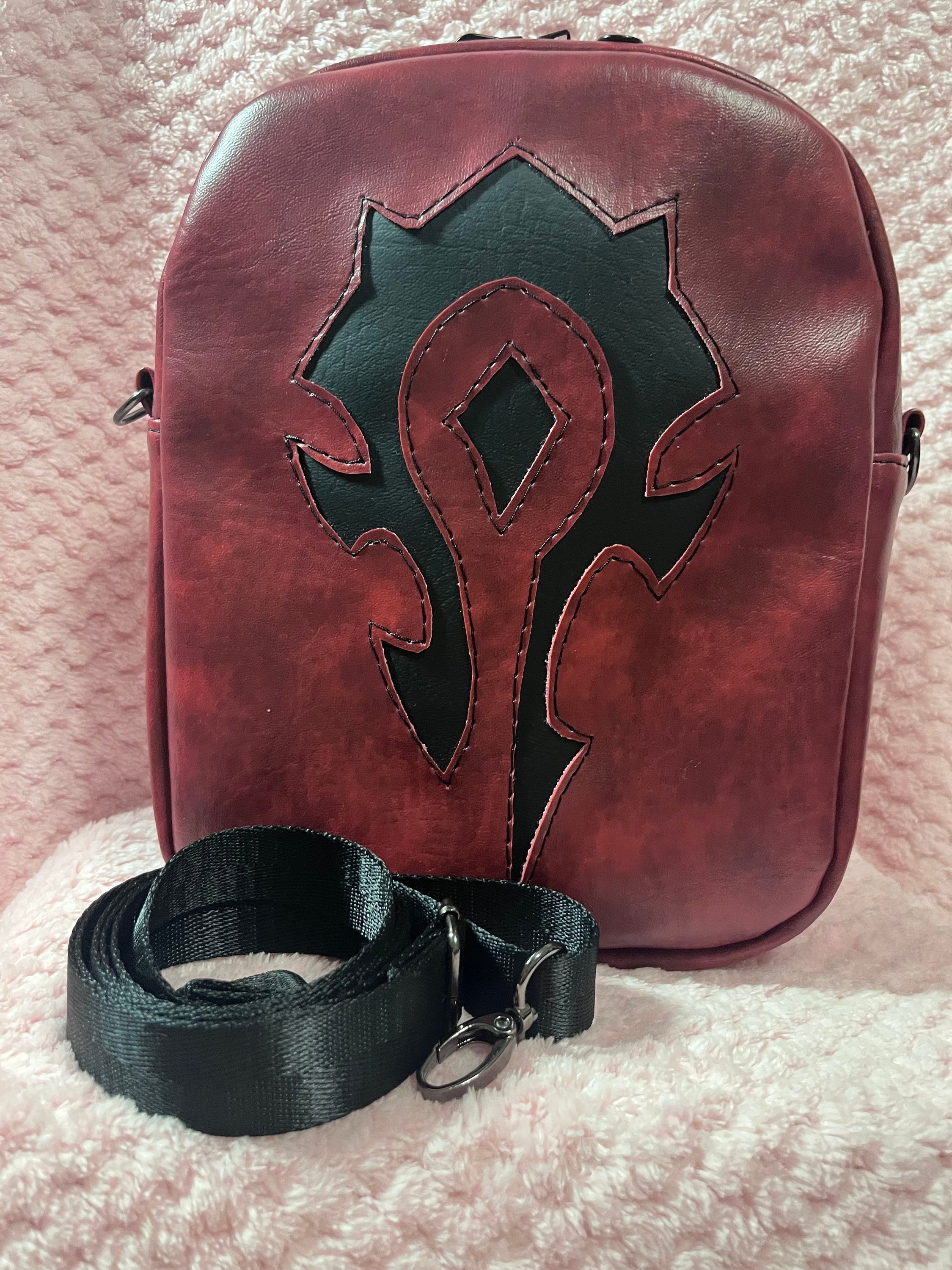 Custom Made World of Warcraft for the Horde Crossbody, Shoulder Bag ...