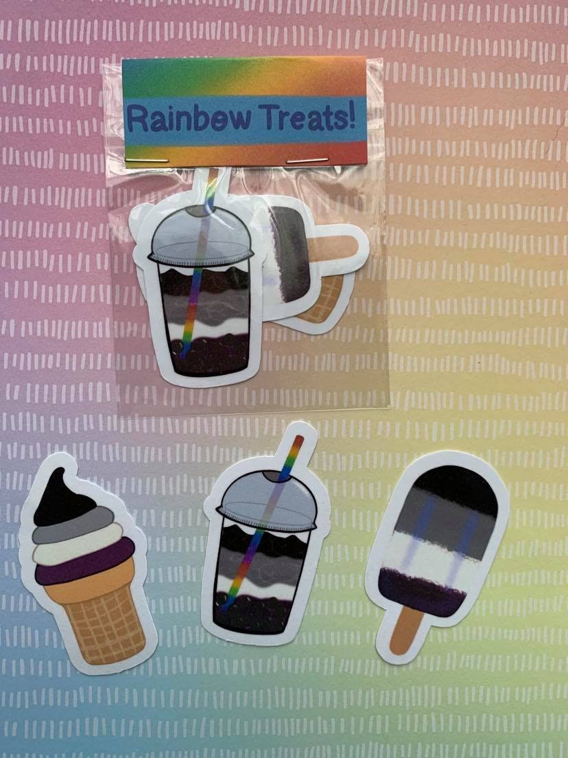Multipack Stickers Pride Flag Water-resistant Popsicle Ice - Etsy