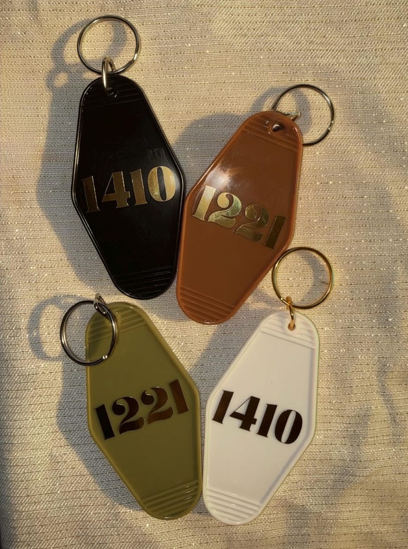 Heated Rivalry Room Number 1221 / 1410 Hotel Motel Keychains - Etsy