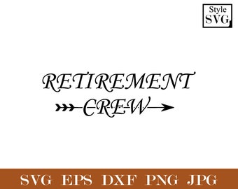 Retirement Squad Svg | Etsy