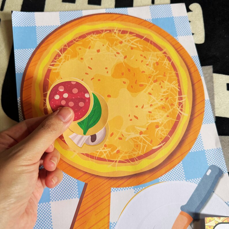 Build A Pizza, Make a Pizza, Kids Activities, Pretend Play, Homeschool ...