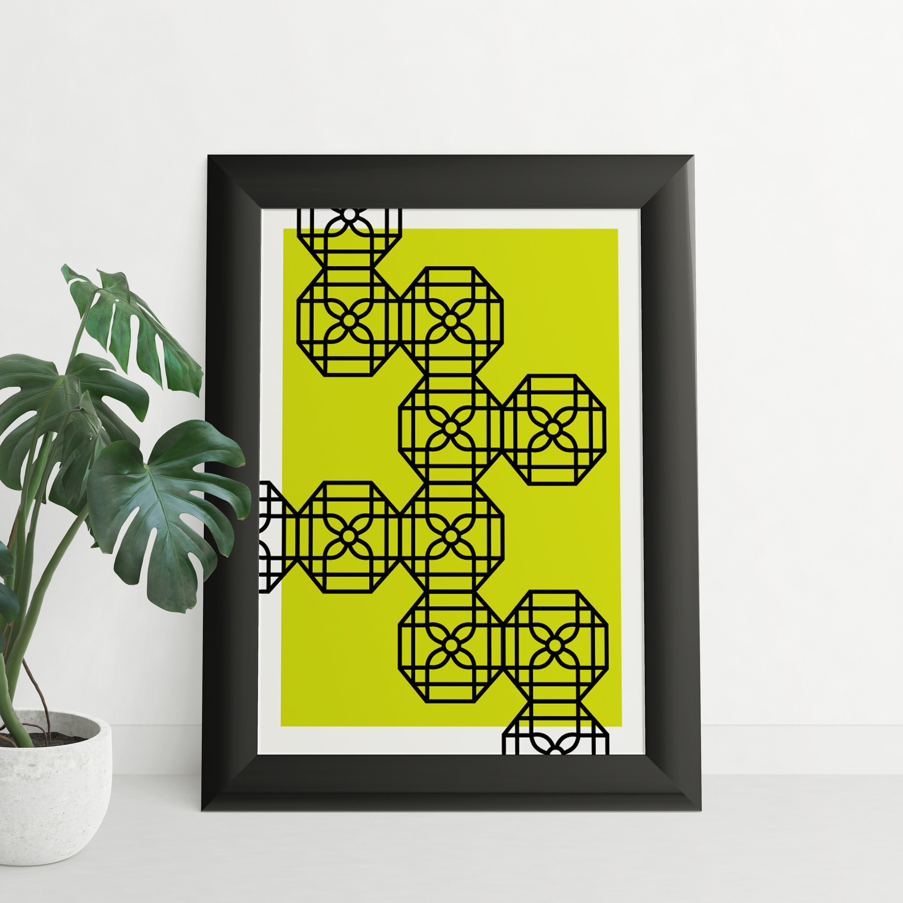 Traditional Korean Pattern Design Poster Downloadable Digital File, A3 ...