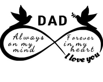 Dad Memorial Svg | Etsy