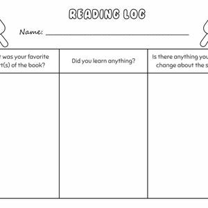 Summer Reading Log, Summer Reading Book Tracker, Coloring Reading ...