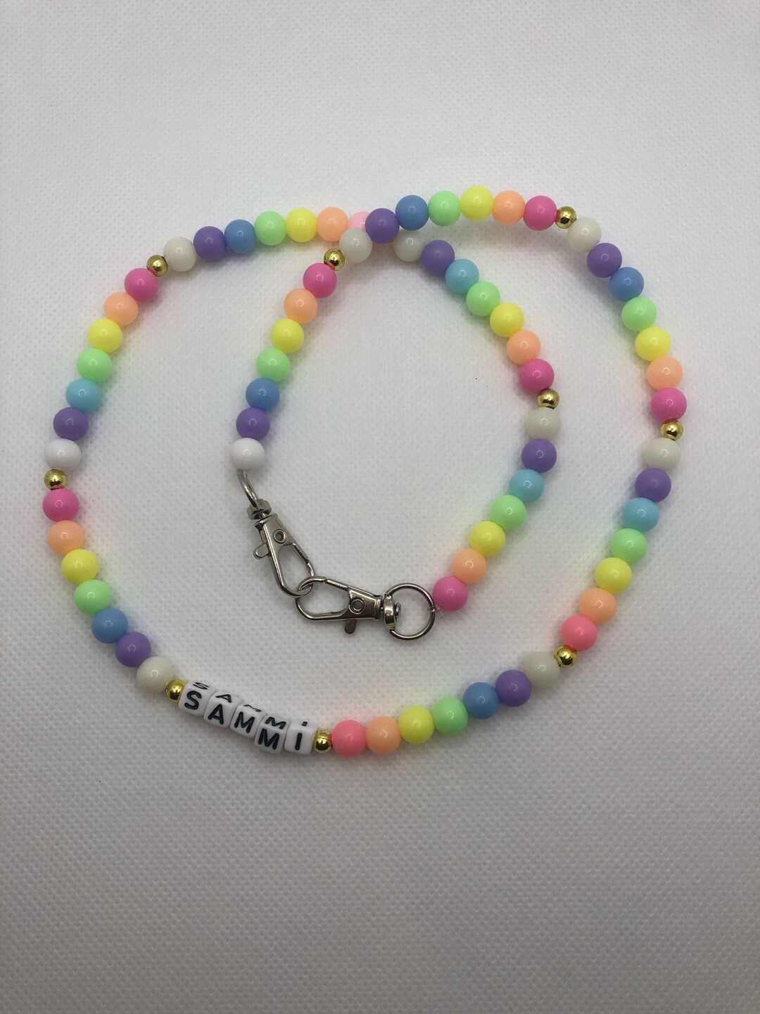 Kids Rainbow Colored Mask Chains - Etsy