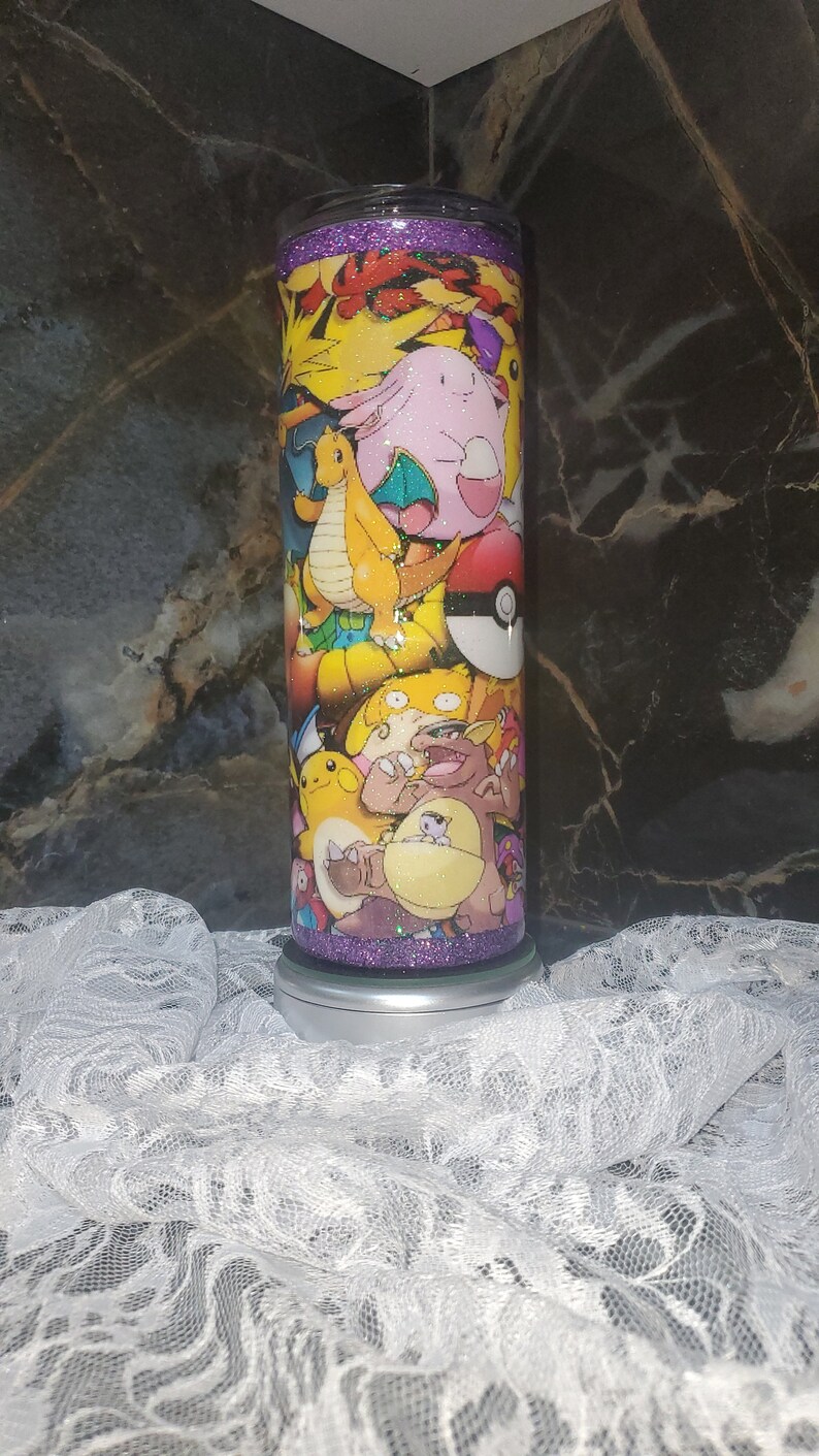 Pokemon 20oz Skinny Tumbler - Etsy