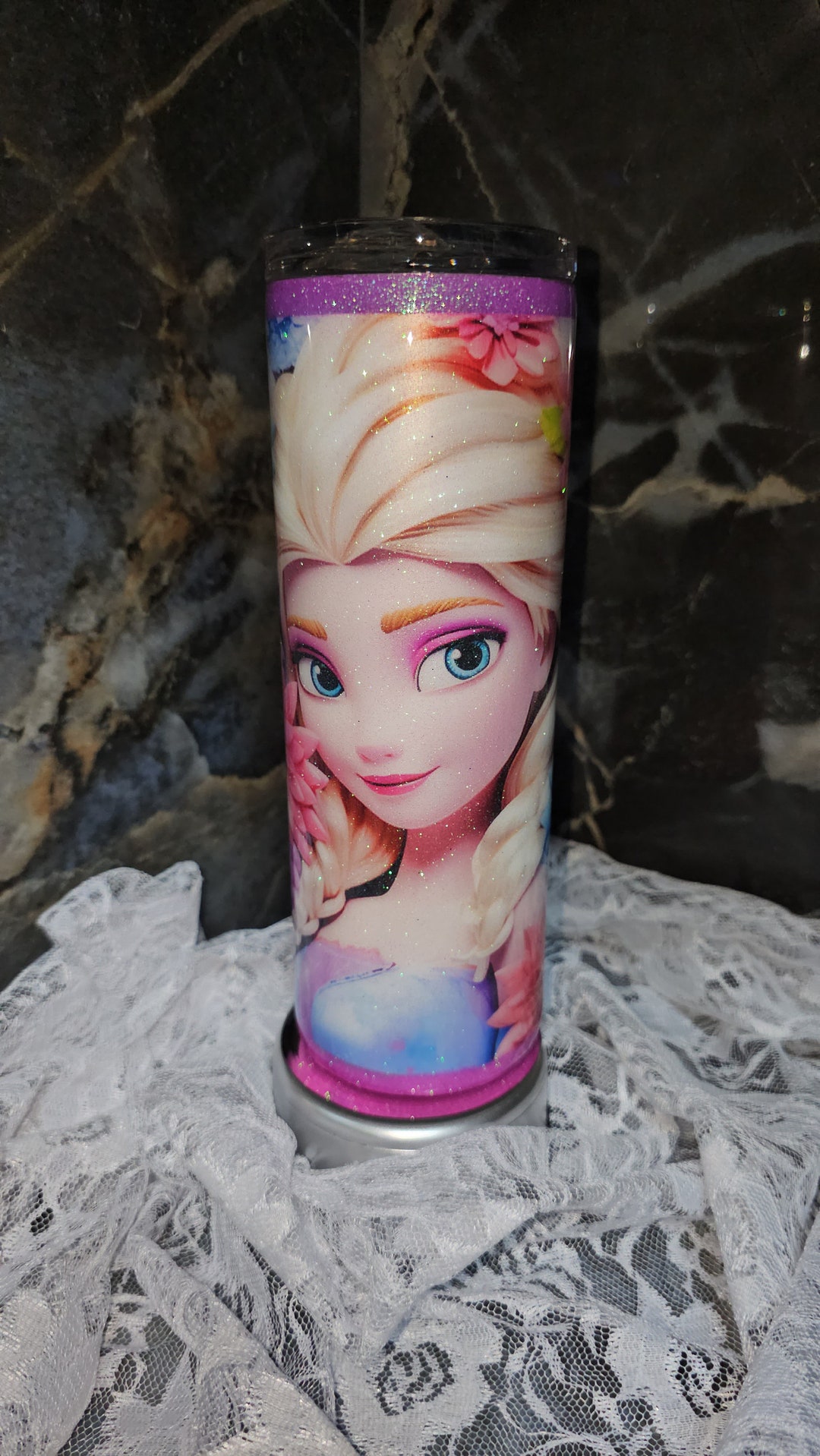 Elsa & Flowers 20oz Skinny Tumbler - Etsy