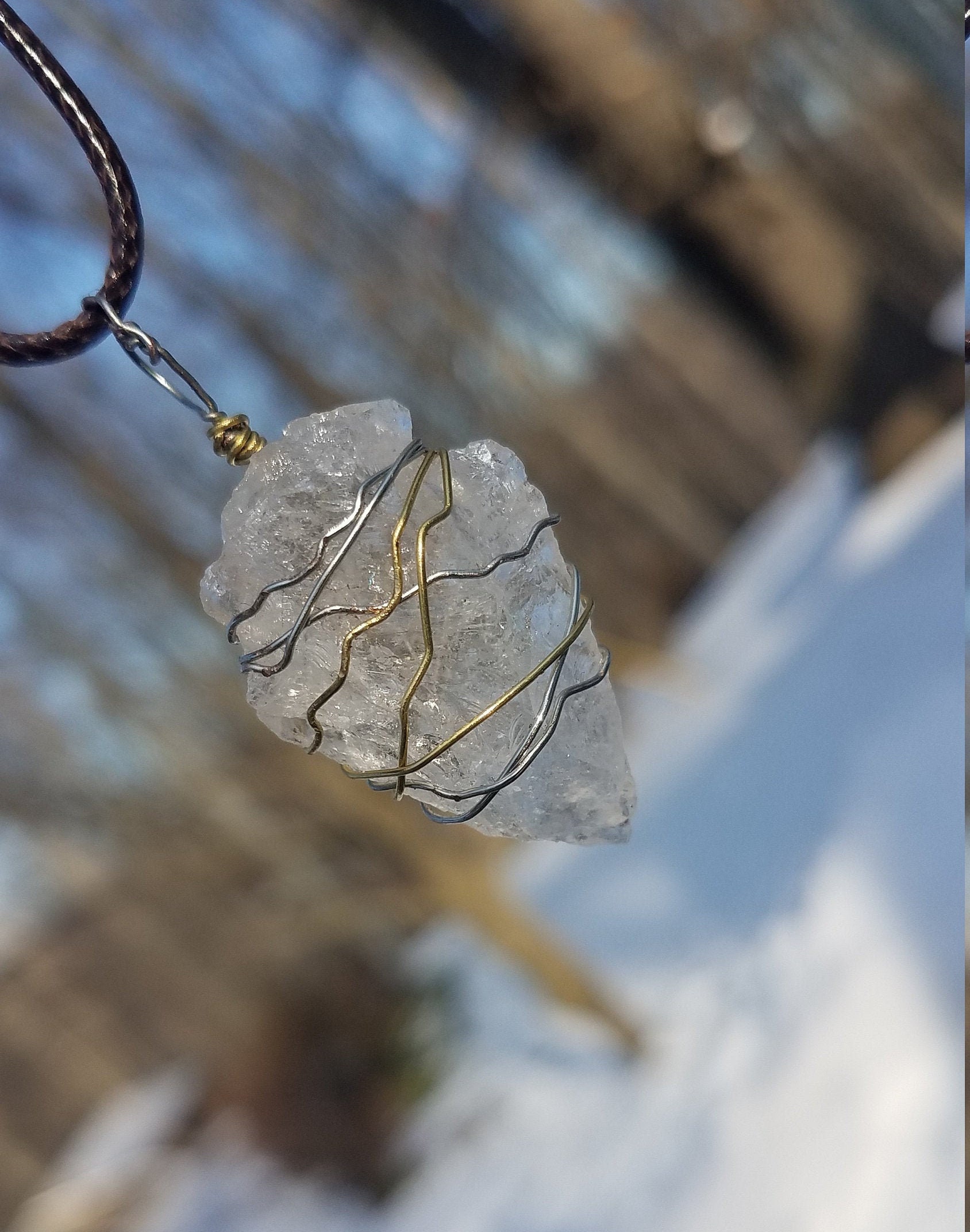 Natural Clear Quartz Raw Arrowhead Crystal Gemstone Hand | Etsy