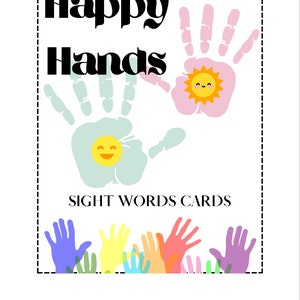 Sight Word Cards Digital Download / Preschool, Pre-k, and Kindergarten ...