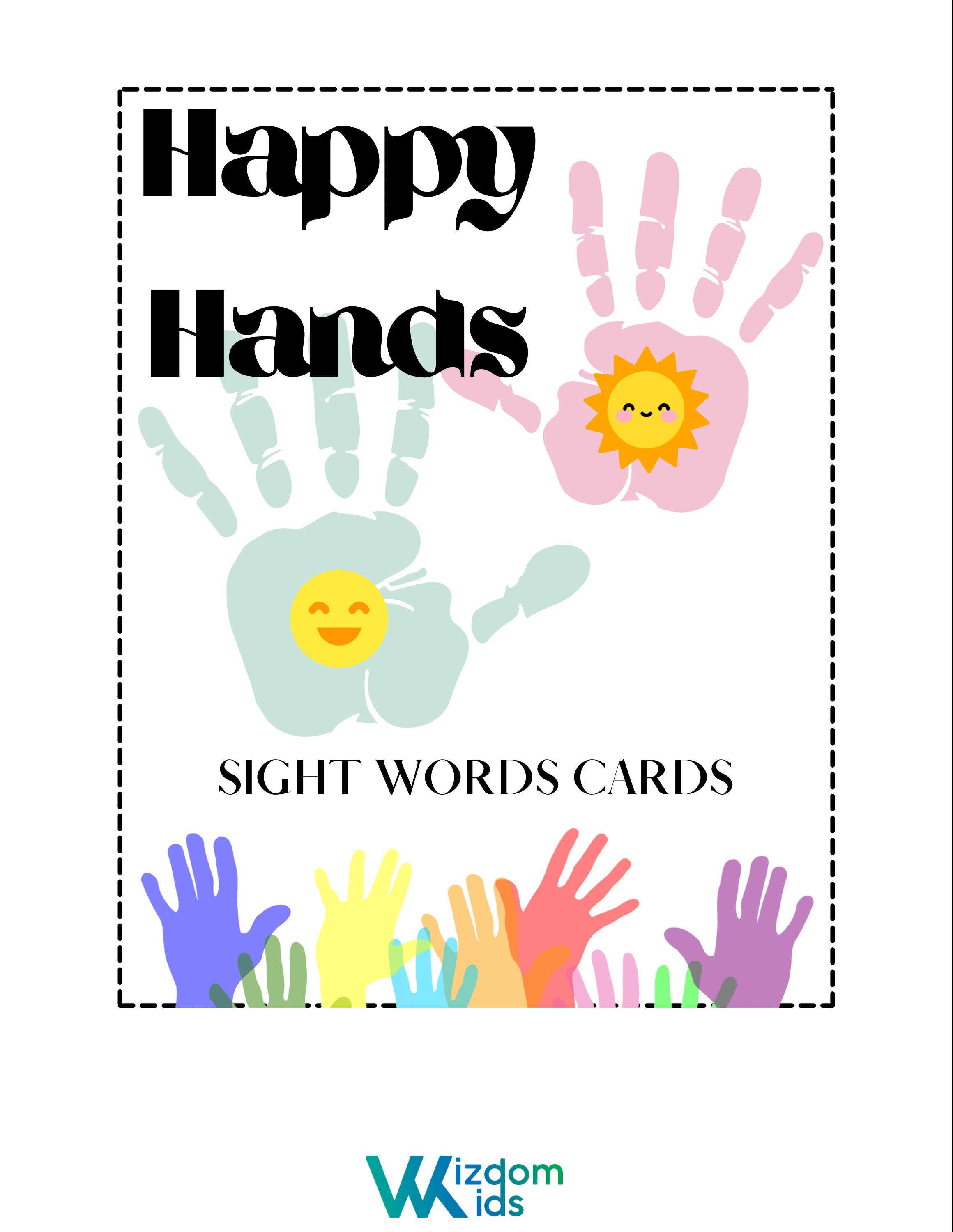 Sight Word Cards Digital Download / Preschool, Pre-k, and Kindergarten ...