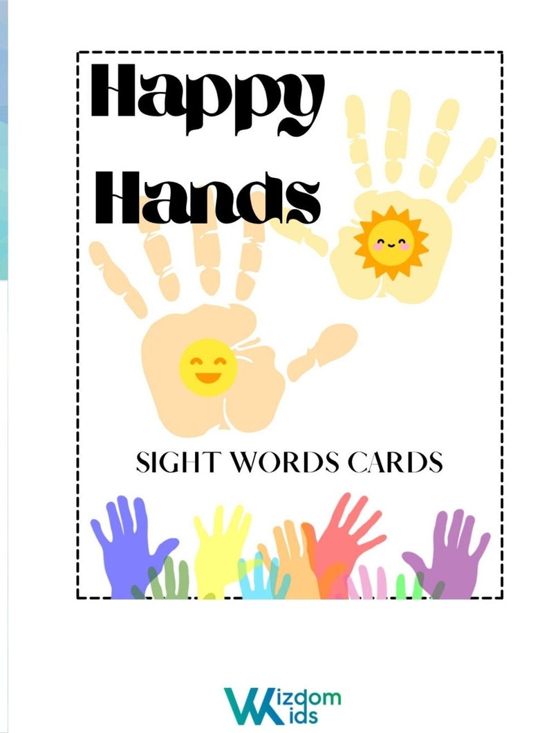 Sight Word Cards Digital Download / Preschool, Pre-k, and Kindergarten ...