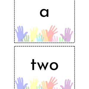 Sight Word Cards Digital Download / Preschool, Pre-k, and Kindergarten ...