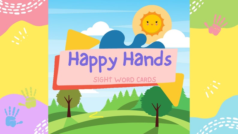 Sight Word Cards Digital Download / Preschool, Pre-k, and Kindergarten ...