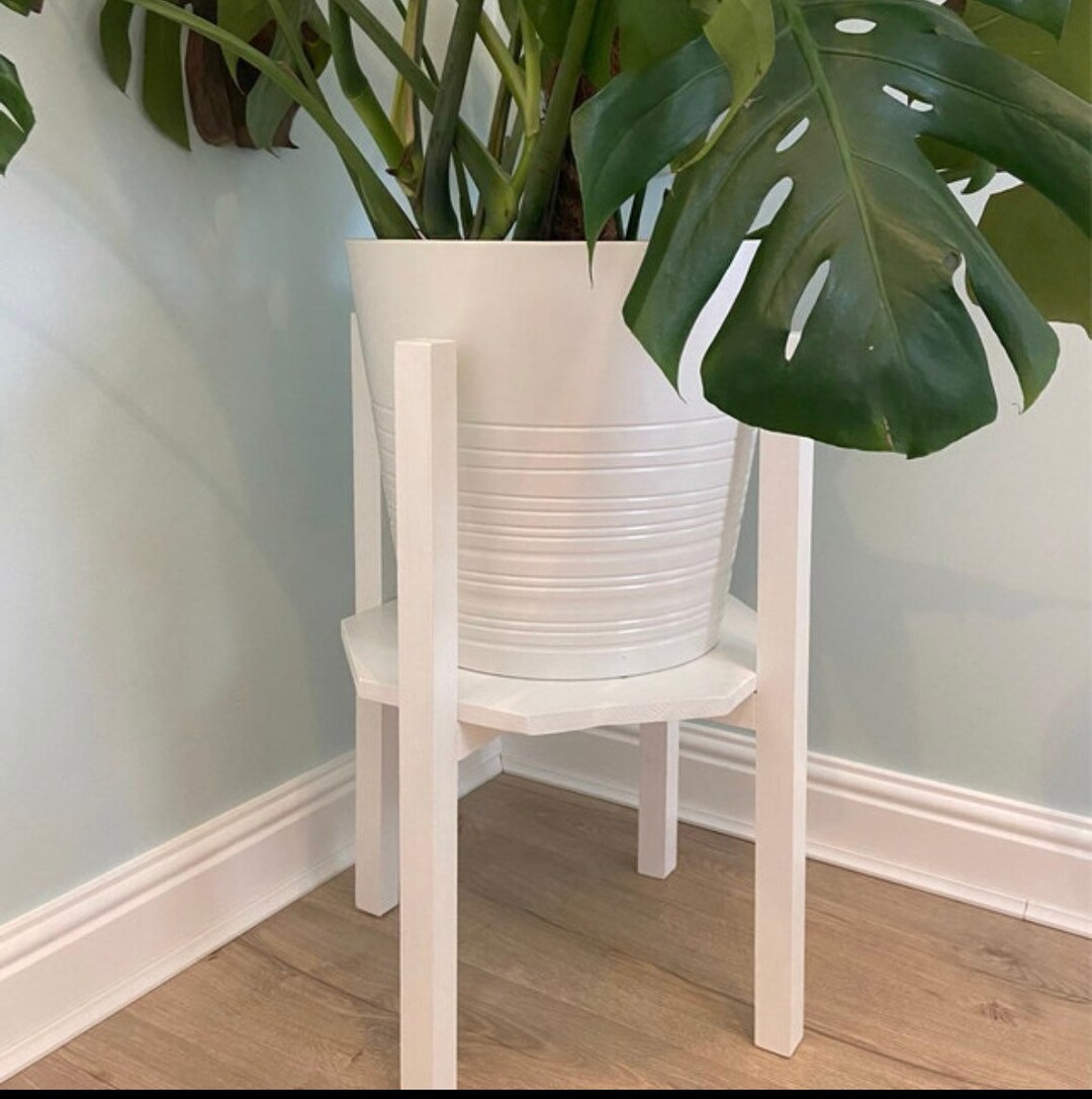 Plant Pot Stand With Octagonal or Squared Board in Your Choice of Size ...