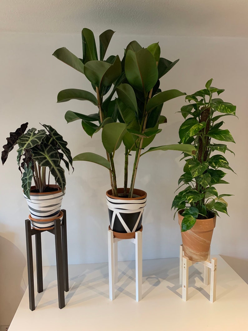 Handmade Pine Plant Pot Stand, Solid Wood, Made in UK - Etsy