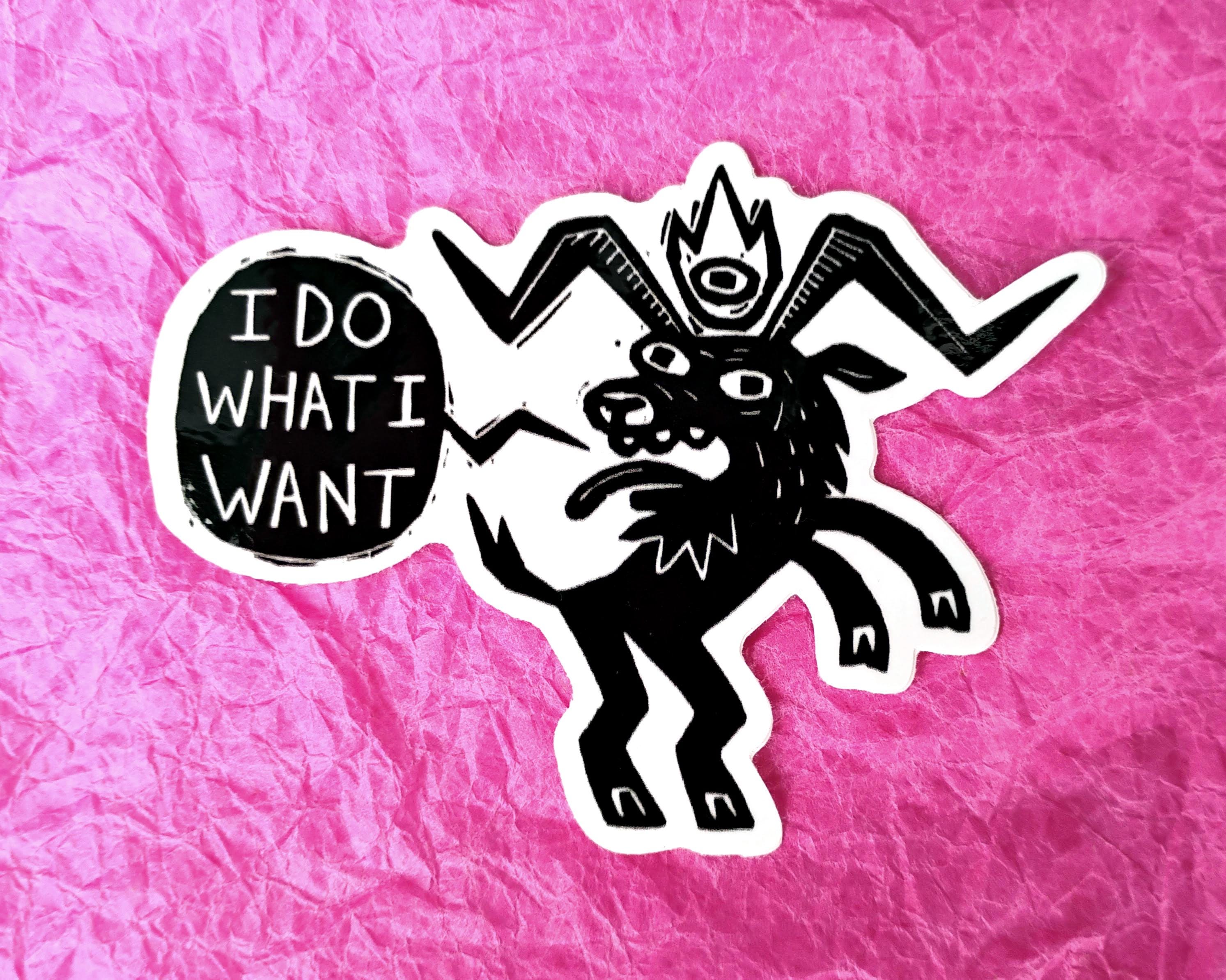 Quot;I Got 666 Problems But God Aint One Satanic Goat Satanism " Sticker By