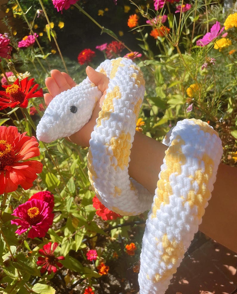 Spotted Crochet Snake - Custom Only - Etsy