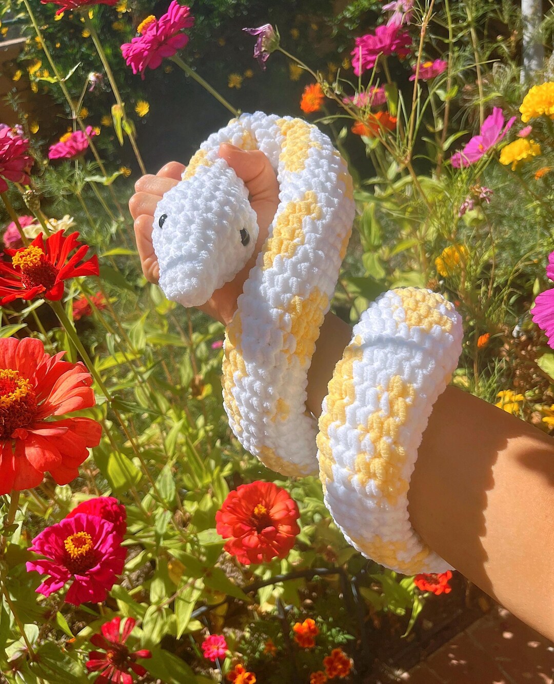 Spotted Crochet Snake - Custom Only - Etsy