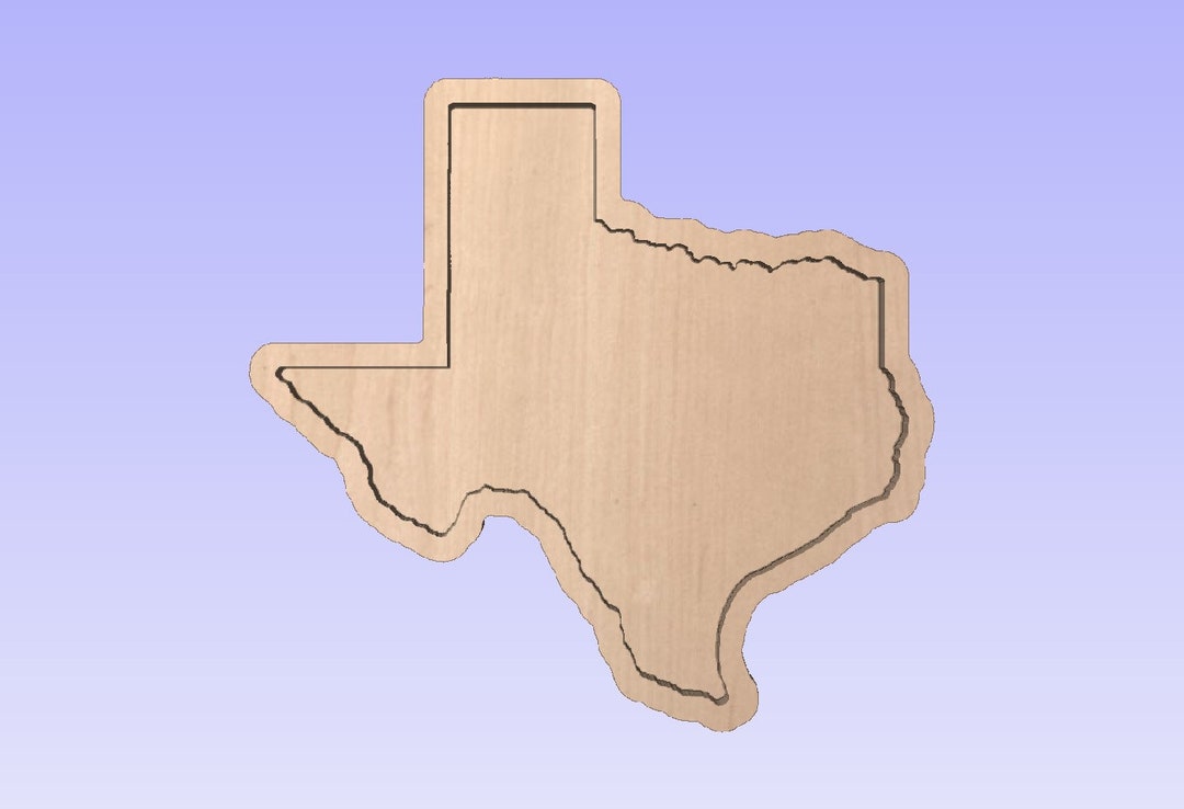 Texas Tray Serving Catchall Dish Digital File Only SVG PDF DXF - Etsy