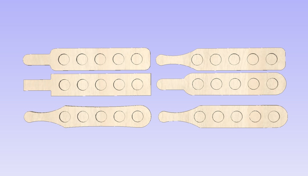Beer Flight Cut Files Only DXF SVG PDF Laser Cnc Board Tray Trays ...