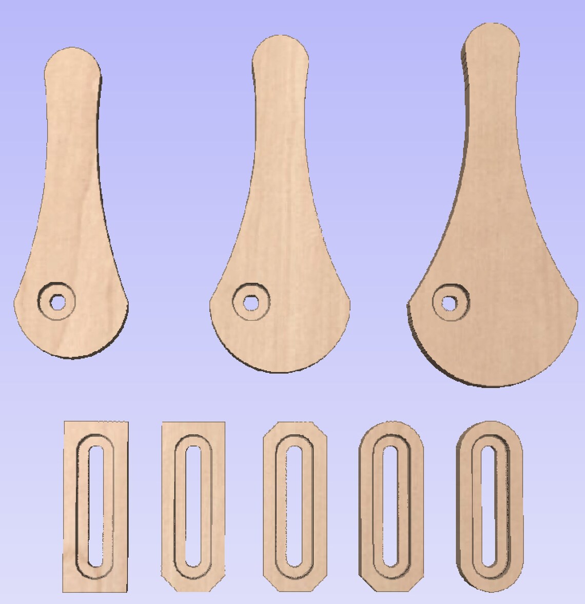CNC Clamps for Wasteboard Spoilboard Shapeoko Onefinity Xcarve X-carve ...