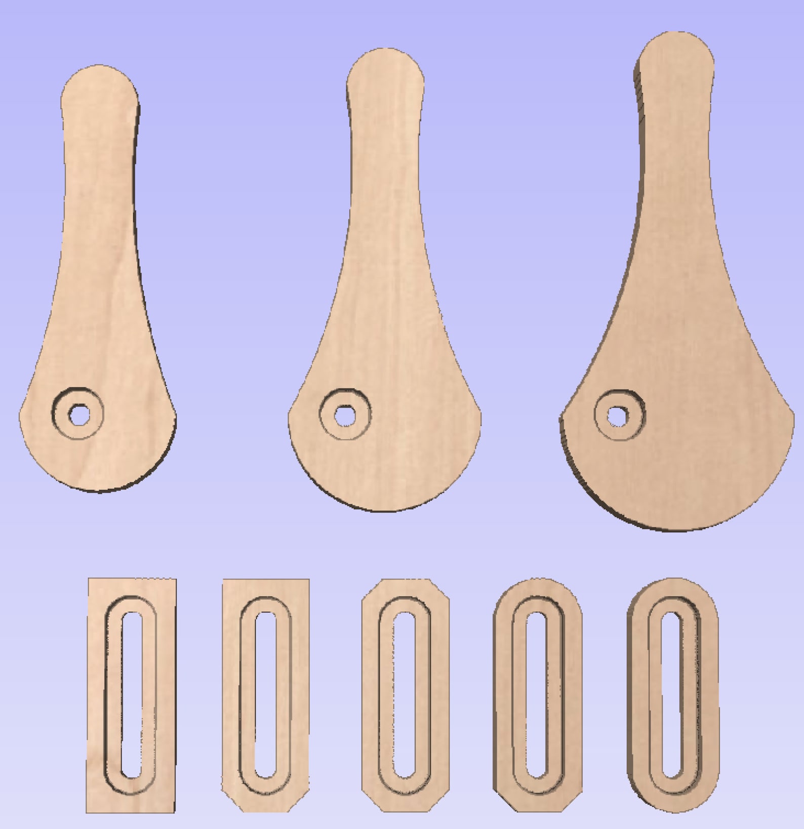 CNC Clamps for Wasteboard Spoilboard Shapeoko Onefinity Xcarve X-carve ...