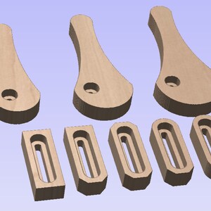 CNC Clamps for Wasteboard Spoilboard Shapeoko Onefinity Xcarve X-carve ...