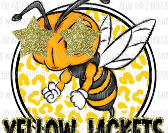 We Are Jackets Yellow Jackets Mascot SVG Digital Cut File - Etsy