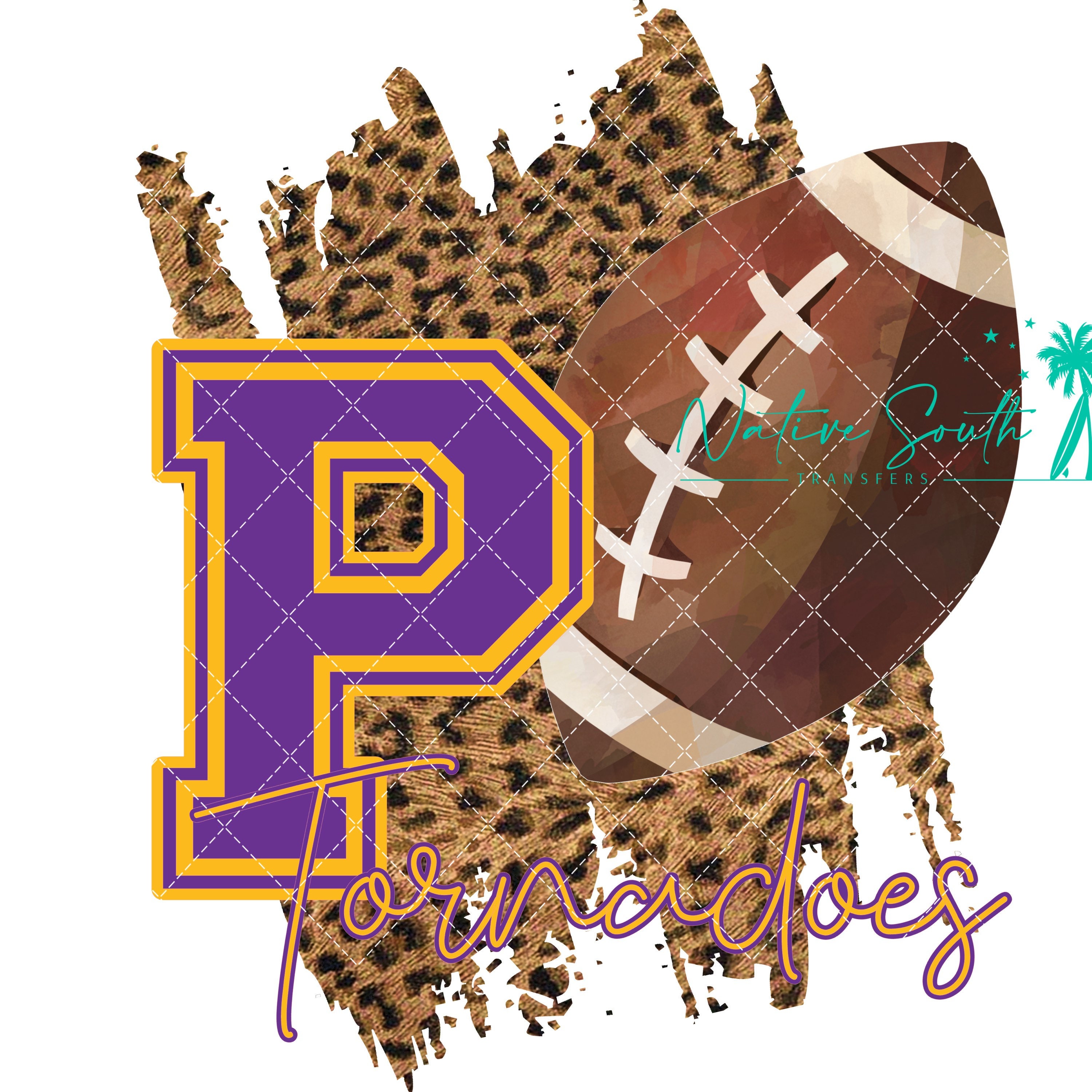 Purvis Tornadoes Football PNG File/ Digital Download Only/ - Etsy