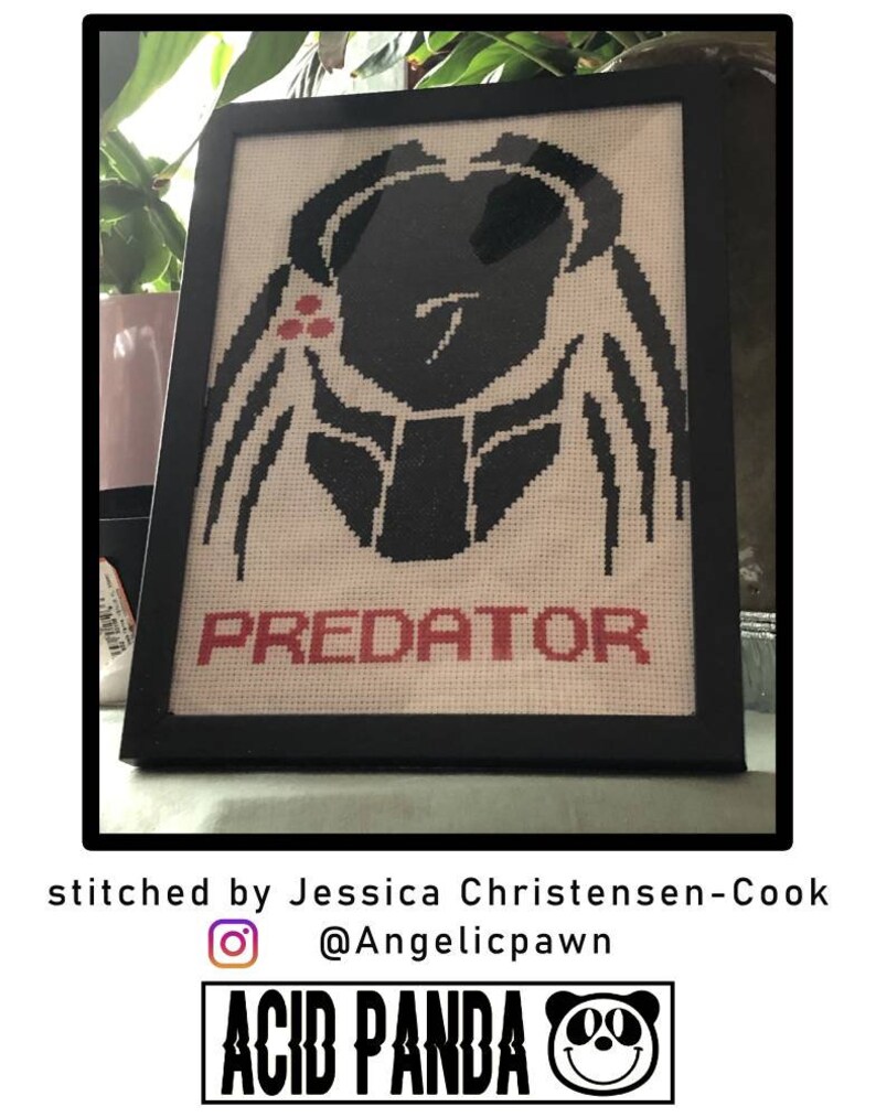Predator Movie ~ Pop Culture Horror Movie ~ Cross Stitch Pattern ~ PDF ...