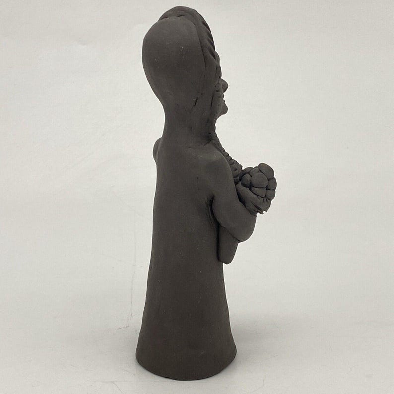 Tribal Woman Vintage Clay Figurine - Jewish Ethiopian, Falasha, Beta ...