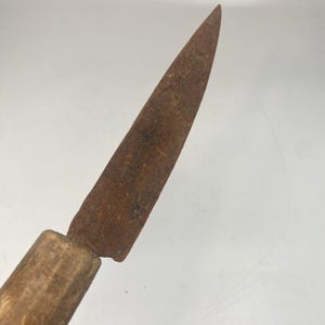Israel Curiosity : Very Old Antique Primitive Knife W/ STAMP ...