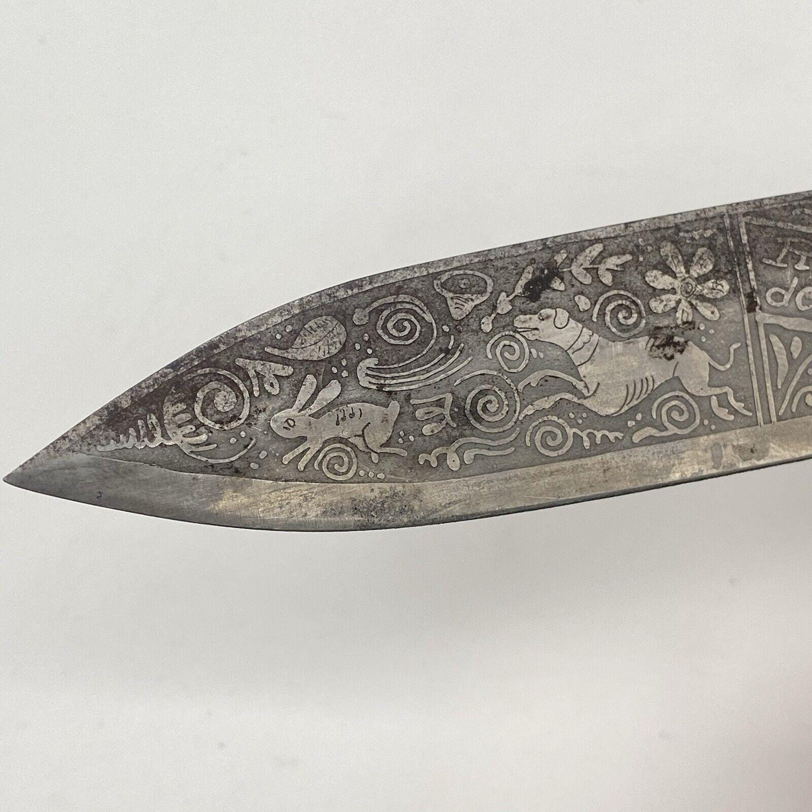 19th Century Spanish Navaja Folding Knife Recuerdos De España ...