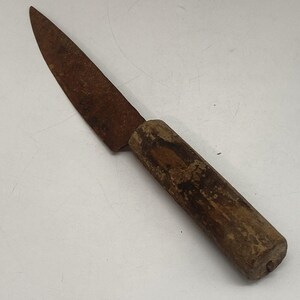 Israel Curiosity : Very Old Antique Primitive Knife W/ STAMP ...