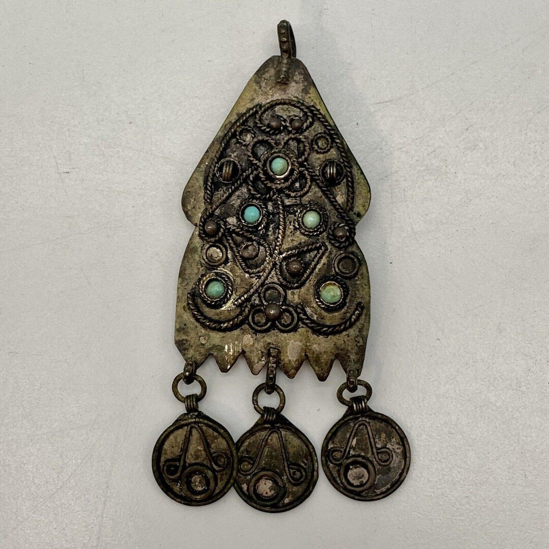 Vintage Ethnic Jewish Amulet Brooch W/ Biblical Hebrew Inscription - Etsy