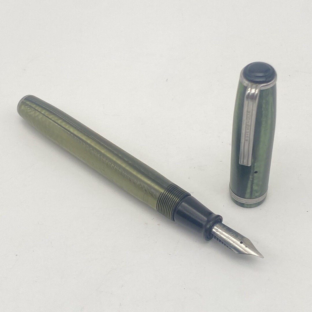 Vintage Esterbrook Fountain Pen Model J Double Jewel C1950 RED - Etsy